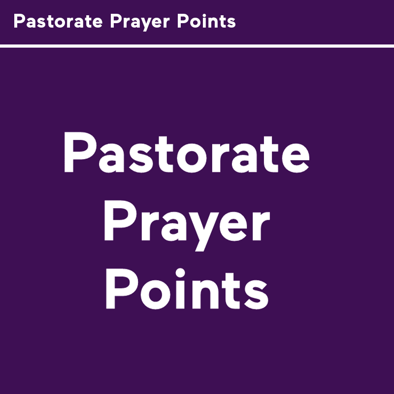 Pastorate Prayer Points: Spring 2020 / Oxford Pastorate